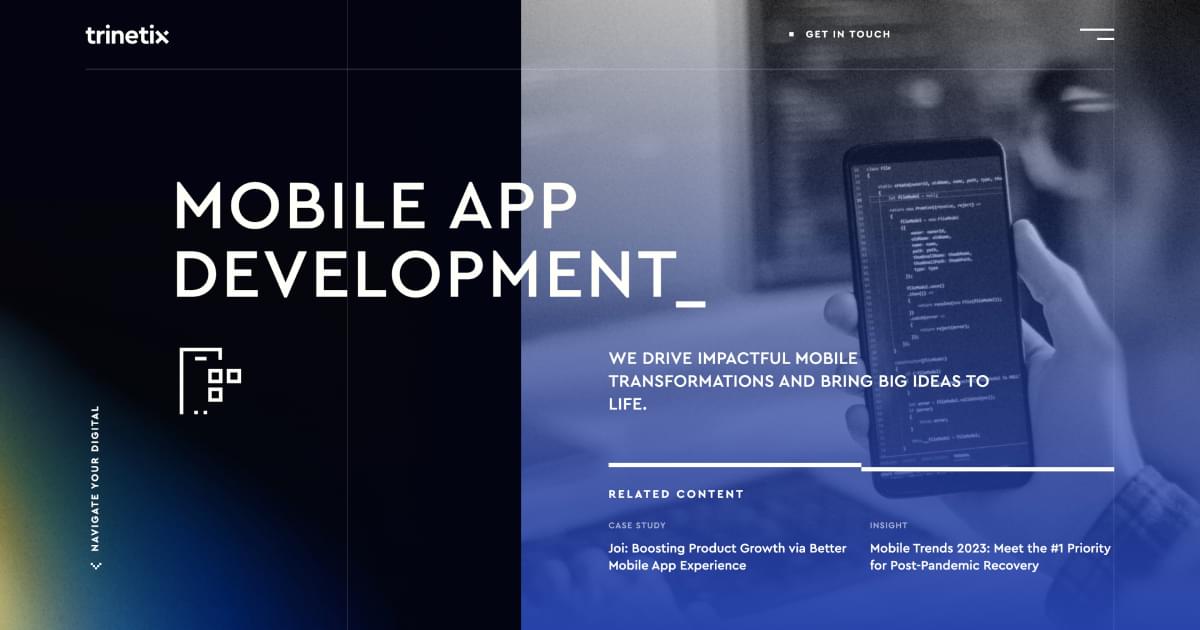 Mobile App Development Services | Custom Mobile Apps for Android & iOS | Trinetix