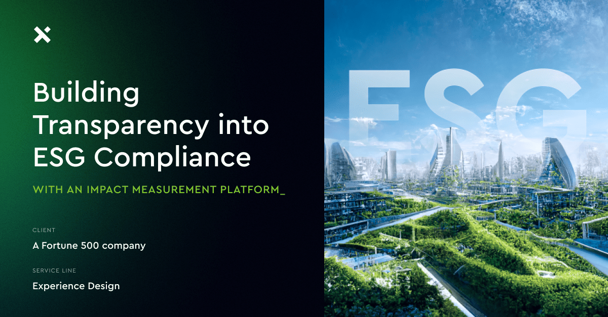 Building Transparency into ESG Compliance with an Impact Measurement ...